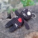 Voodoo Doll Plush Keychain Creepy Halloween Gift Voodoo Doll for Luck ...