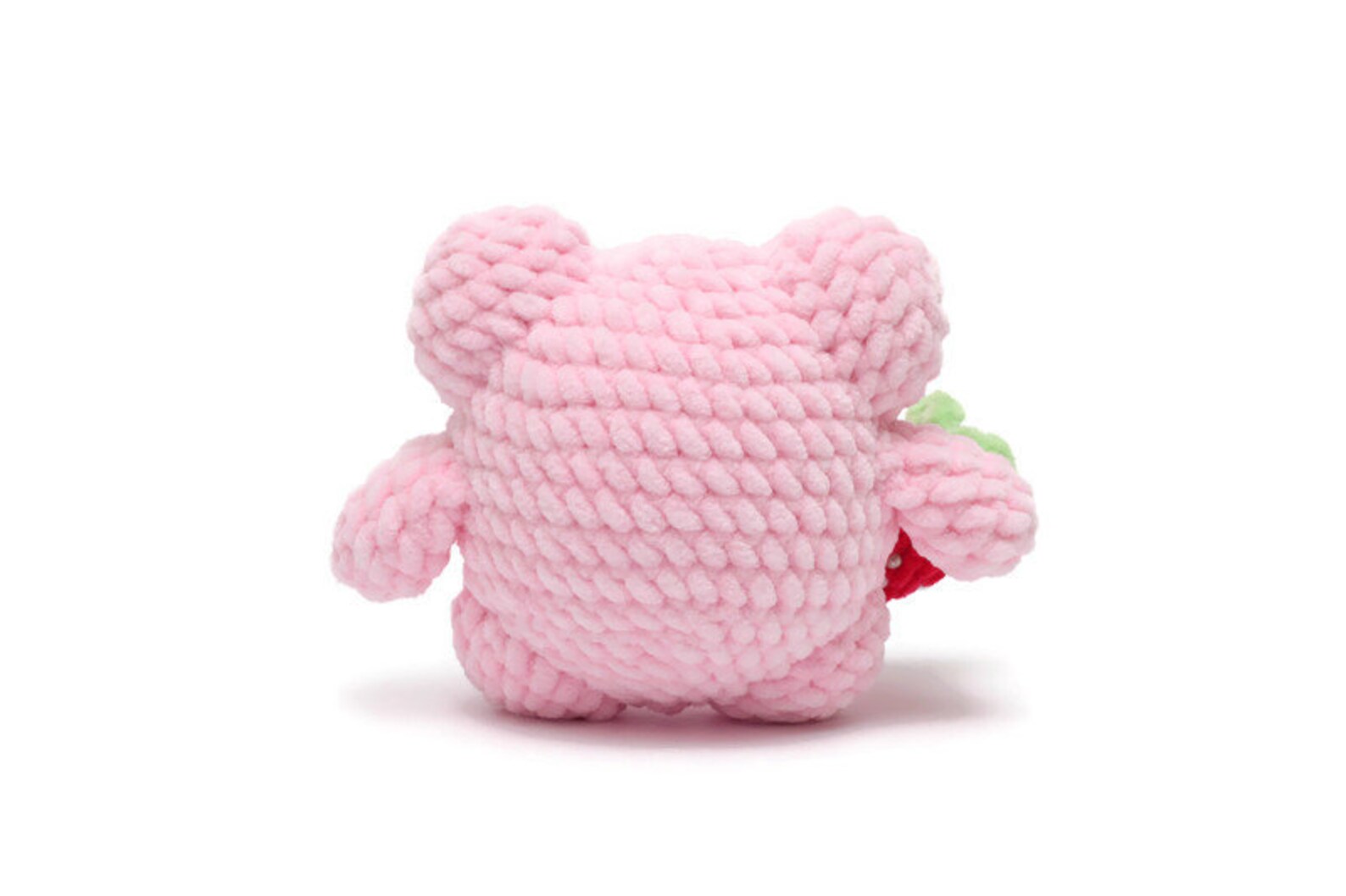 Strawberry Frog Plush Handmade Frog Toy Strawberry First | Etsy