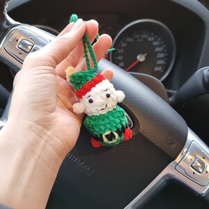 Christmas Car Decor Deer and Santa, Gingerbread, Elf, Snowman Car ...