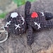 Voodoo Doll Plush Keychain Creepy Halloween Gift Voodoo Doll for Luck ...