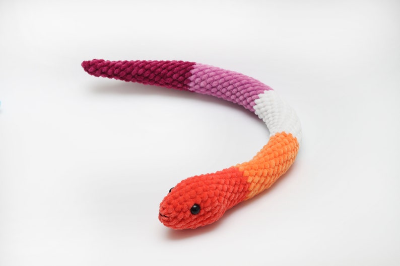 Lesbian Snake Plush LGBTQ Pride Snake Plushie - Etsy