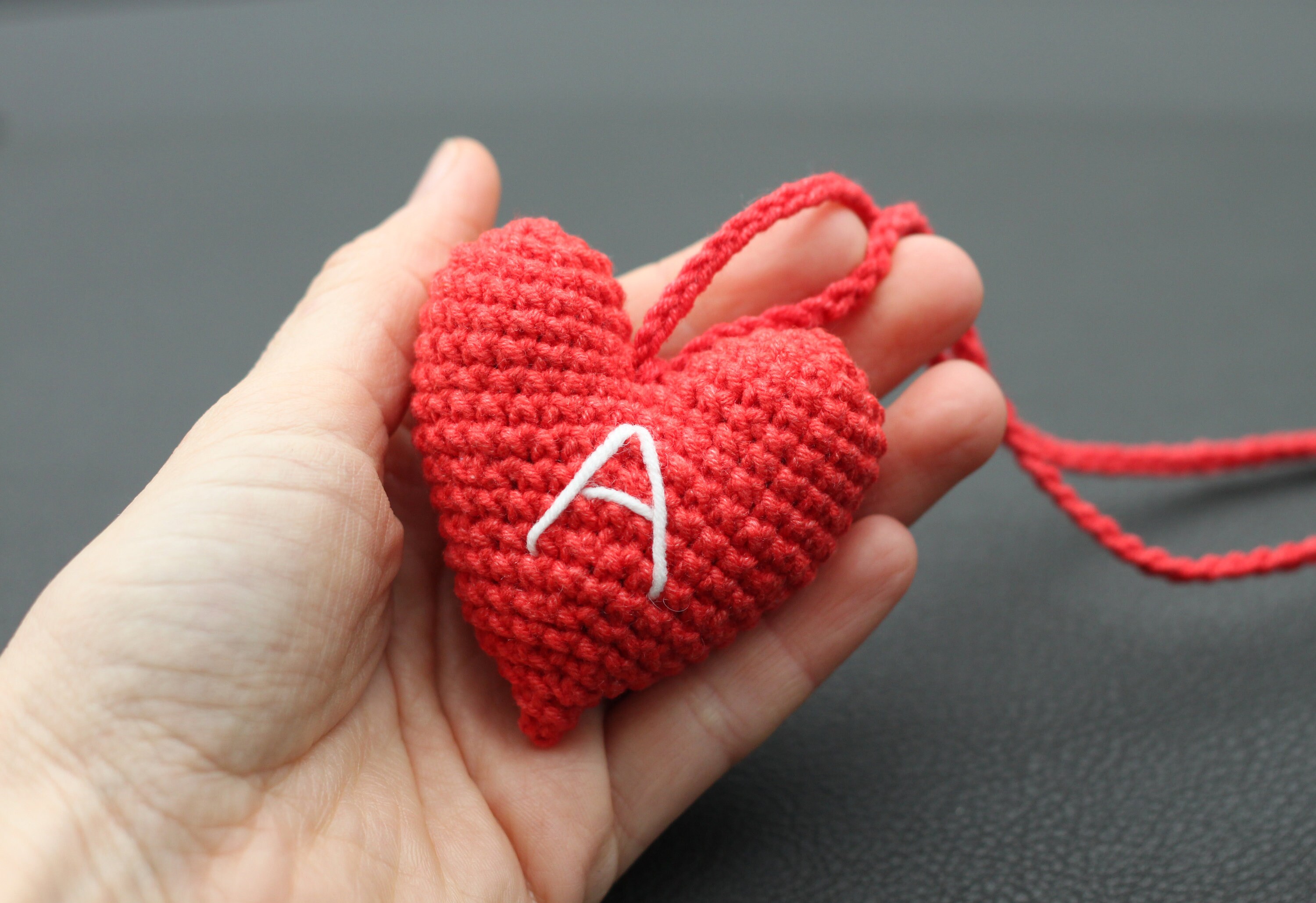 Heart Car Hanging Accessories Personalized Rear View Mirror Charm for ...