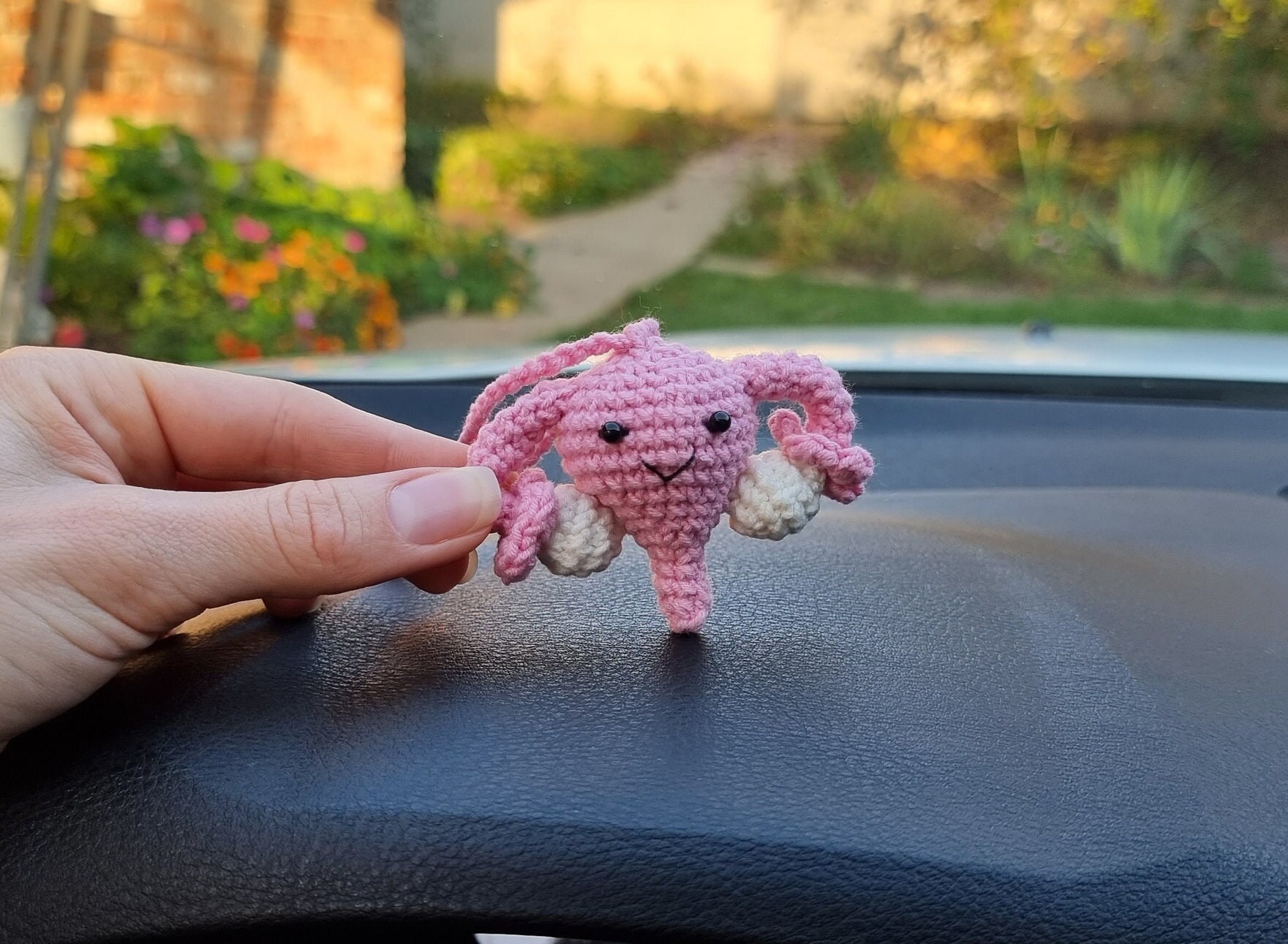 Uterus Car Hanger Rear View Mirror Cute Car Accessory for - Etsy