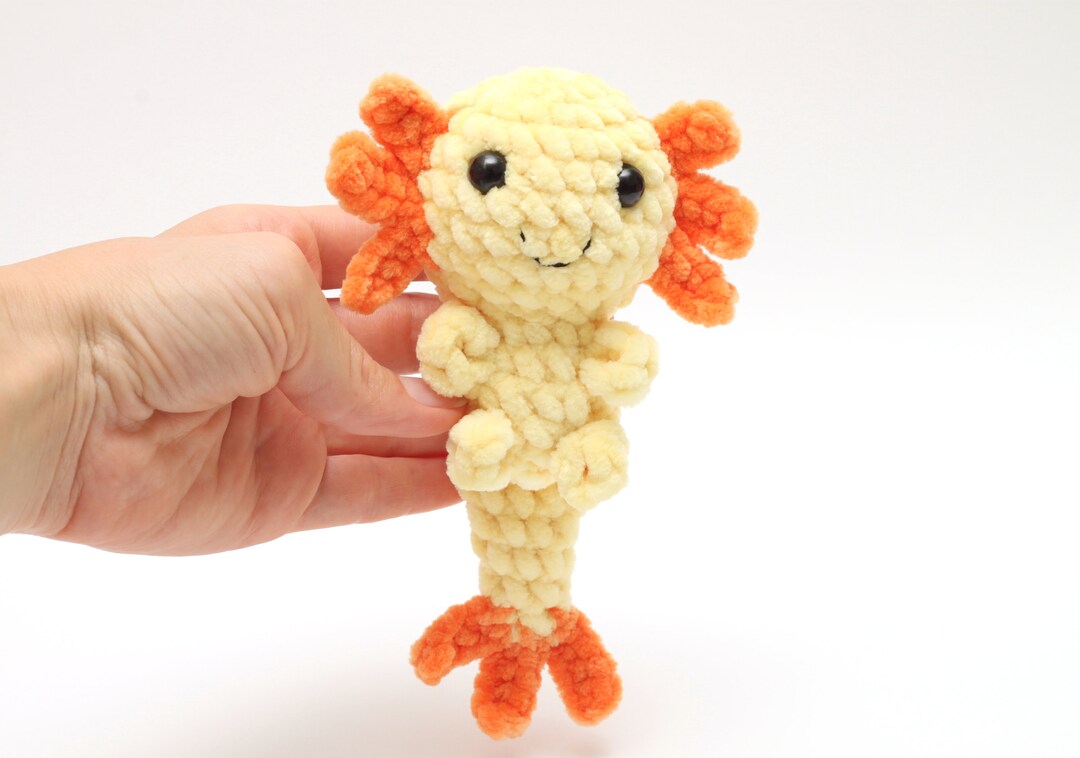 Handmade Axolotl Plush - Etsy