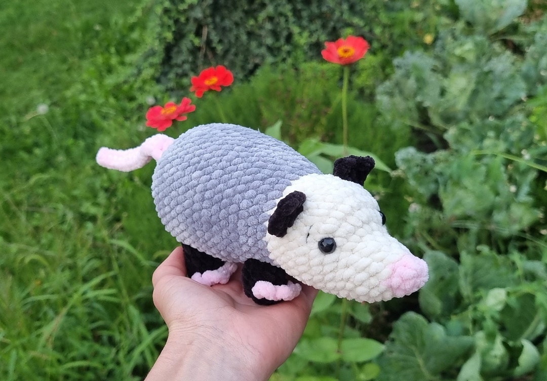 Possum Plush Chunky Opossum Toy - Etsy