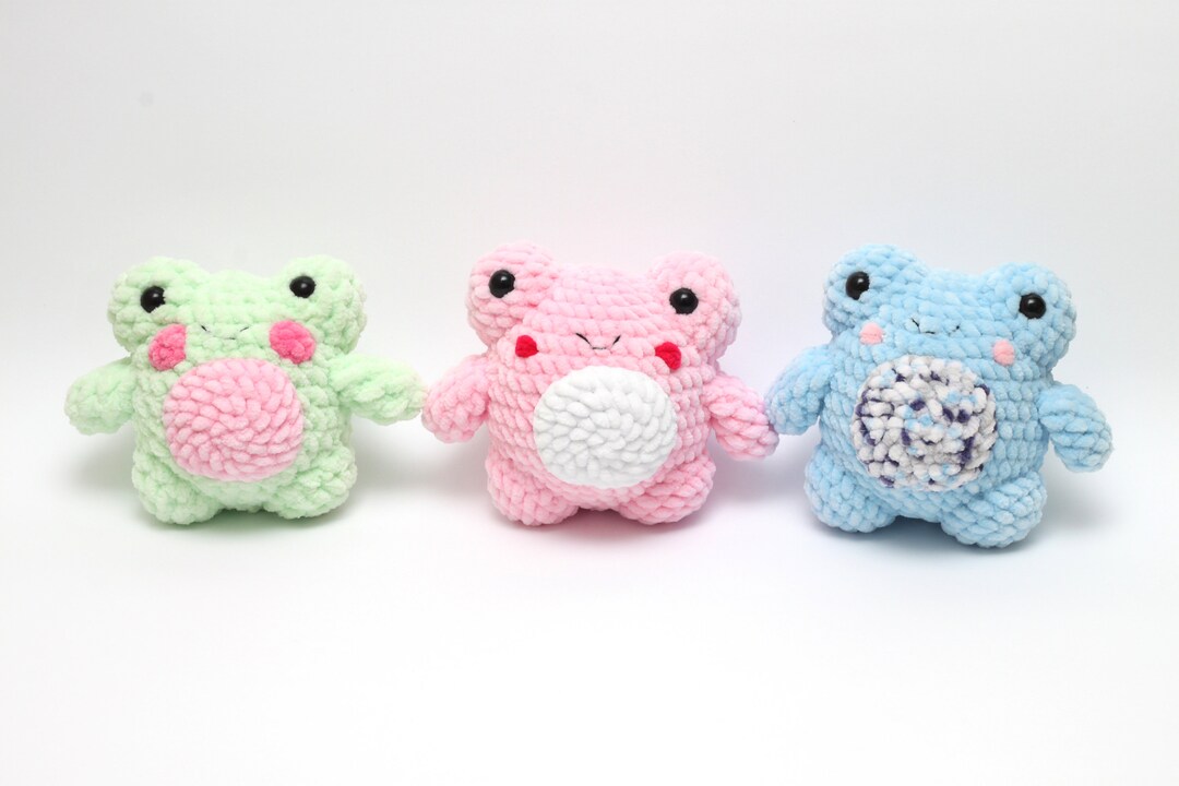 Handmade Frog Plush Cute Frog Desk Toy - Etsy