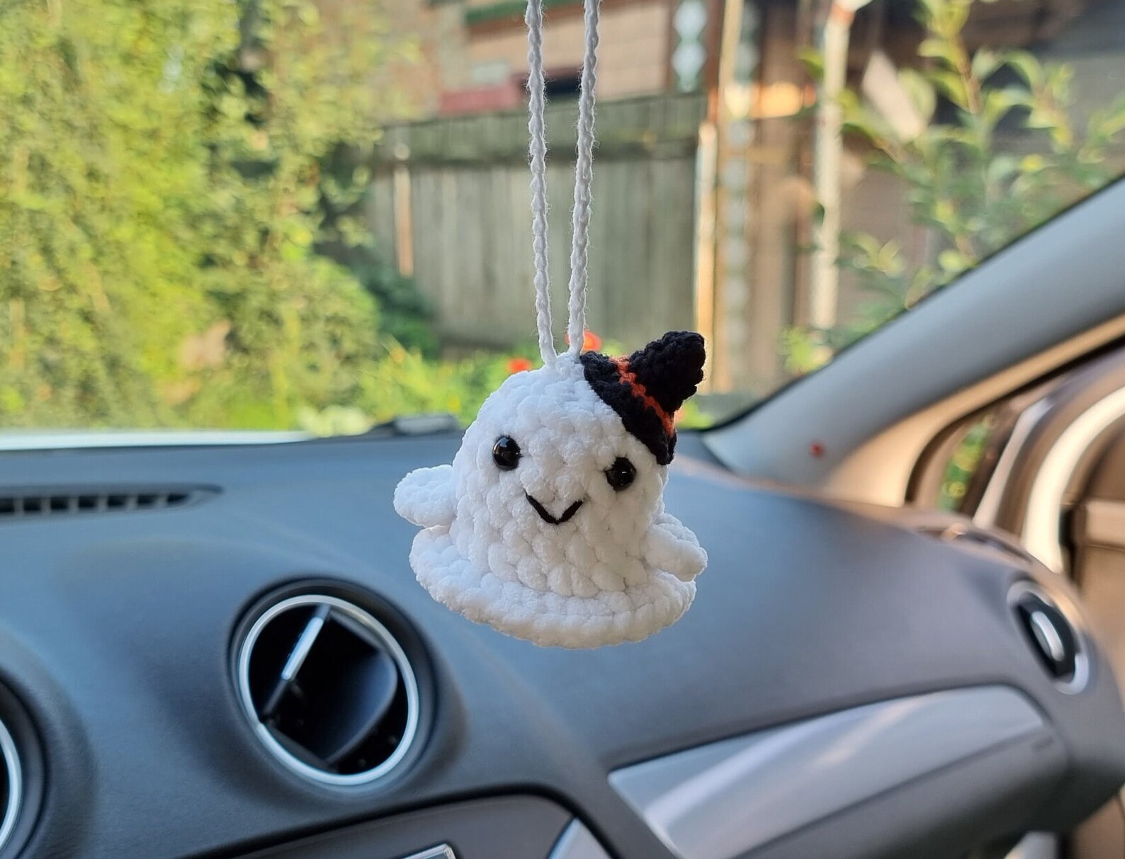 Ghost Car Accessories Halloween Car Decor Cute Ghost Couple Rear View ...