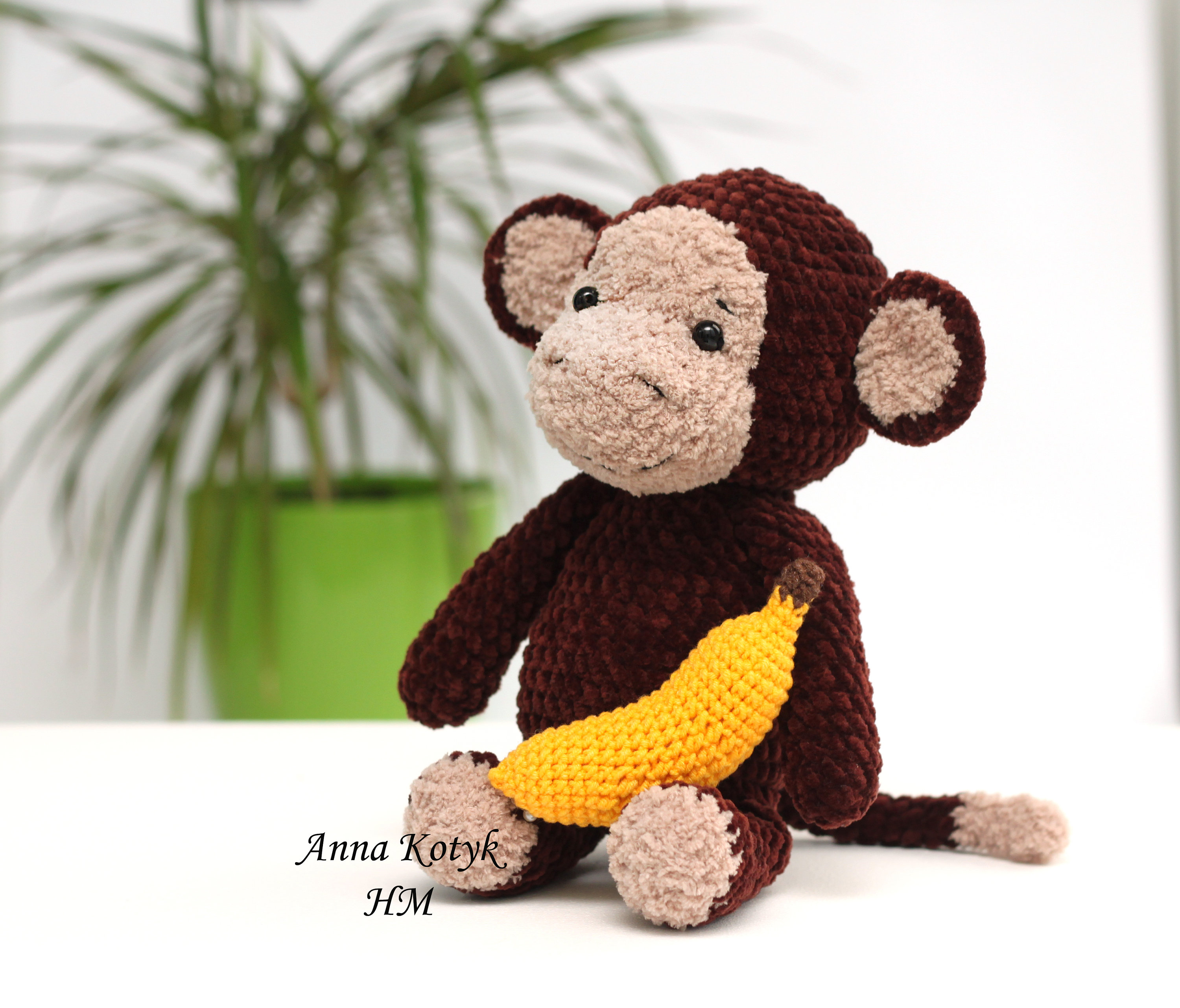 Crochet Monkey Toy - Etsy