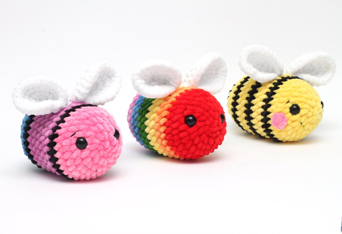 Pride Plush Bee - Etsy