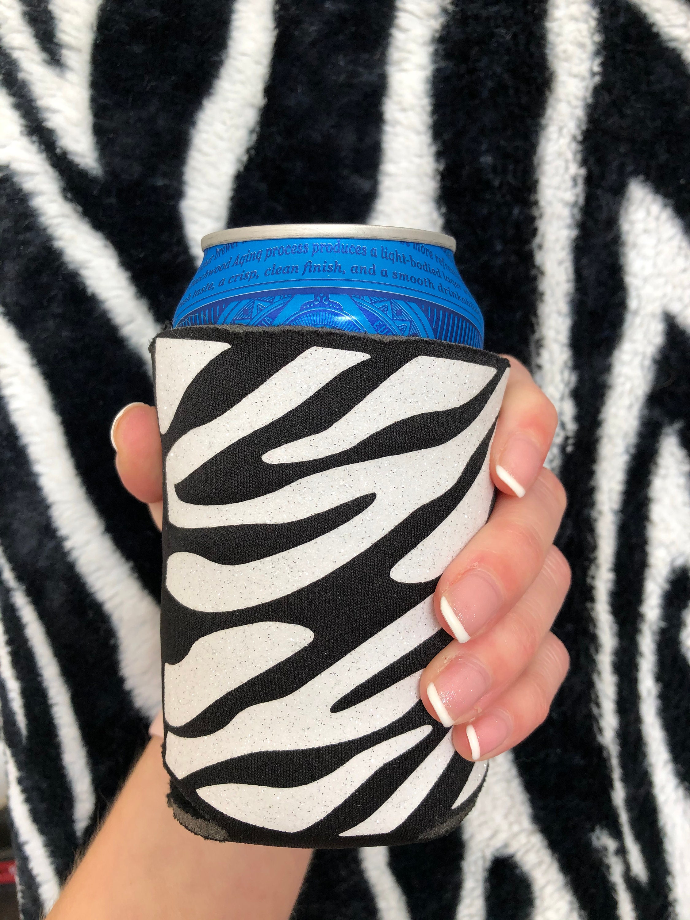 Animal Print Can Coolers // Cheetah Can Cooler // Zebra Can Cooler ...