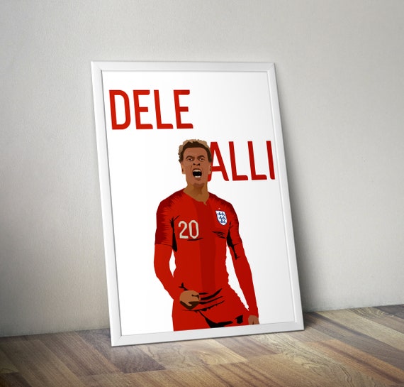 Dele Alli England Glossy Poster Print | Etsy