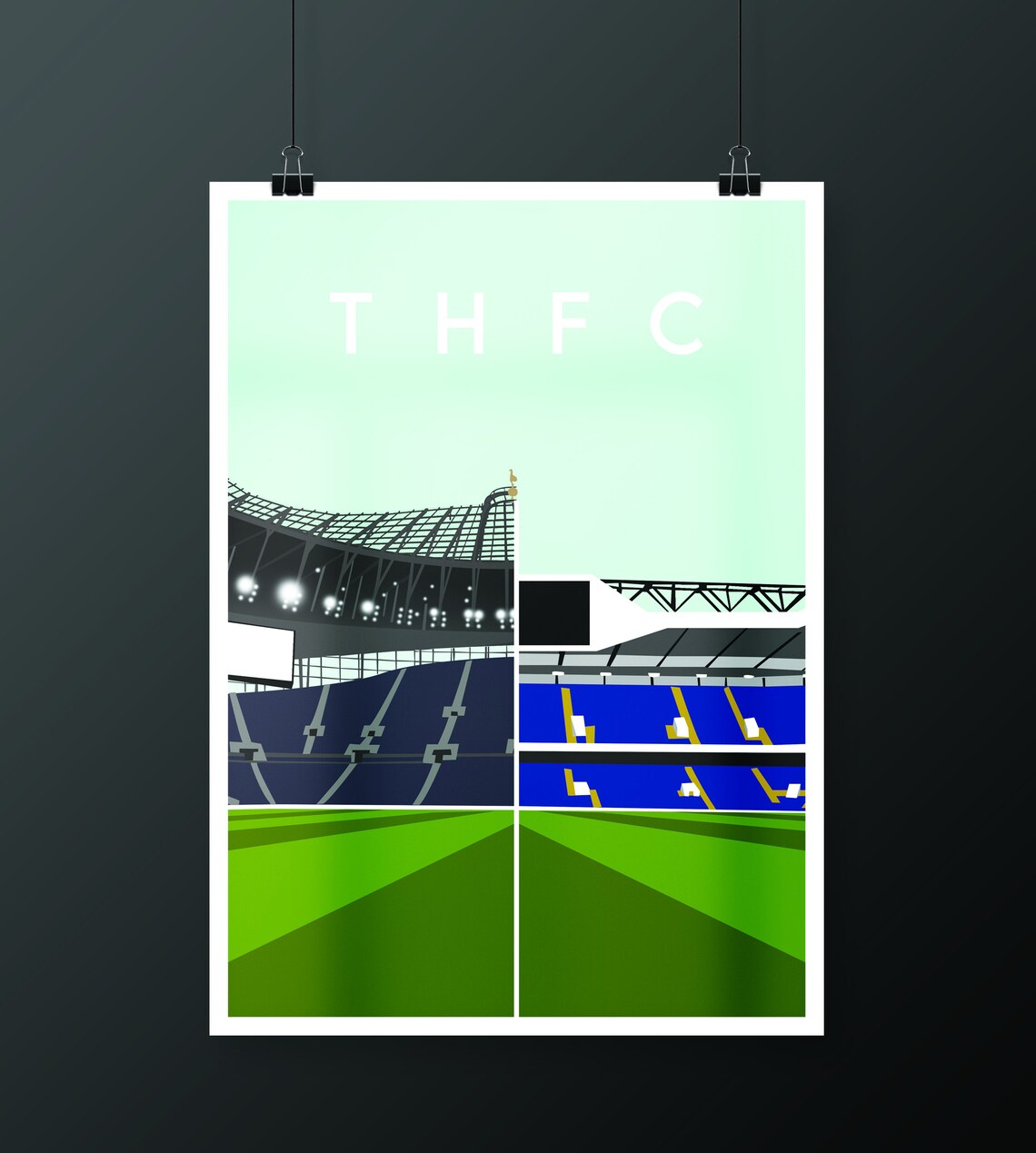 Tottenham Stadium A4 Glossy Poster - White Hart Lane - Etsy