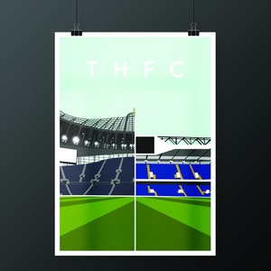 Tottenham Stadium A4 Glossy Poster - White Hart Lane - Etsy