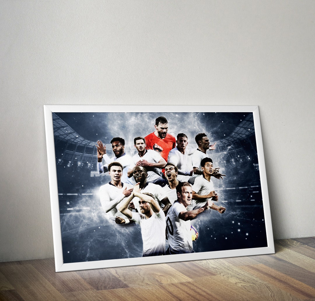 Tottenham Hotspur 2019/2020 A4 Glossy Team Print - Etsy