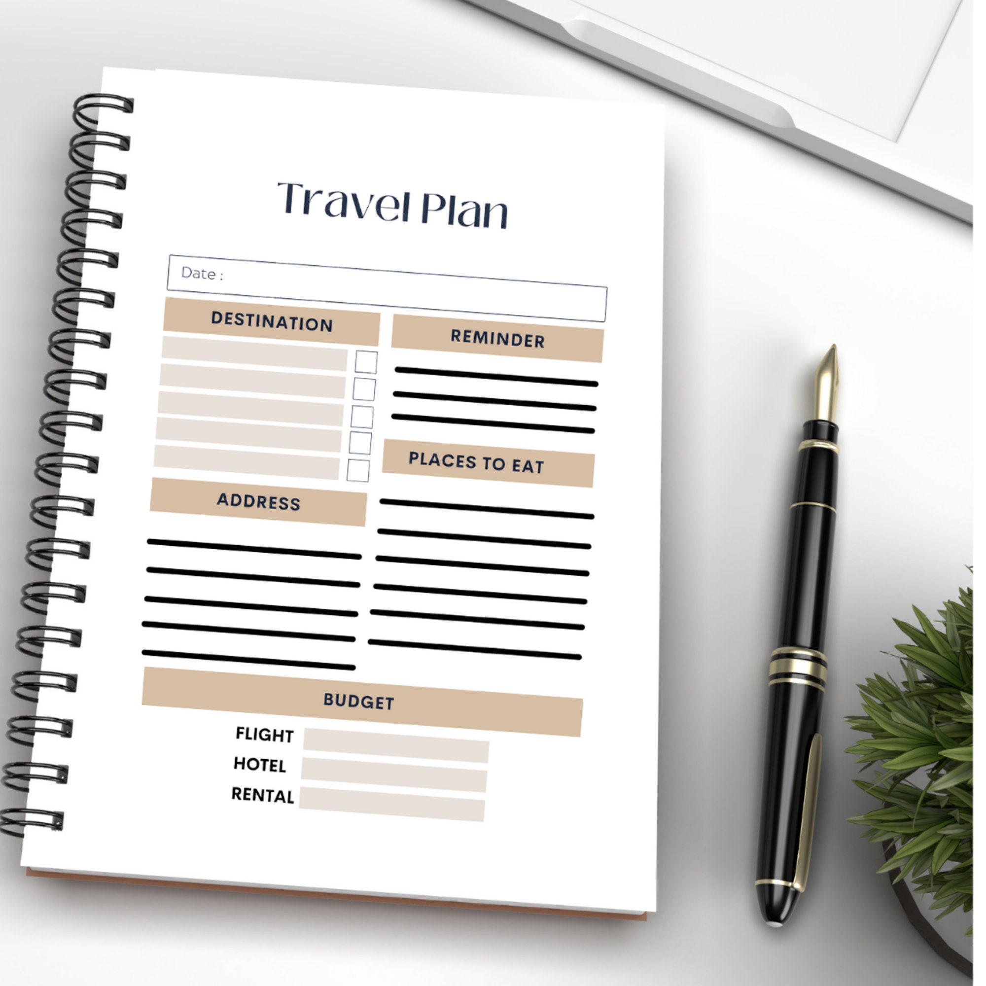 Travel Journal, Custom Planner, Personalized Planner, Adventure Gift ...