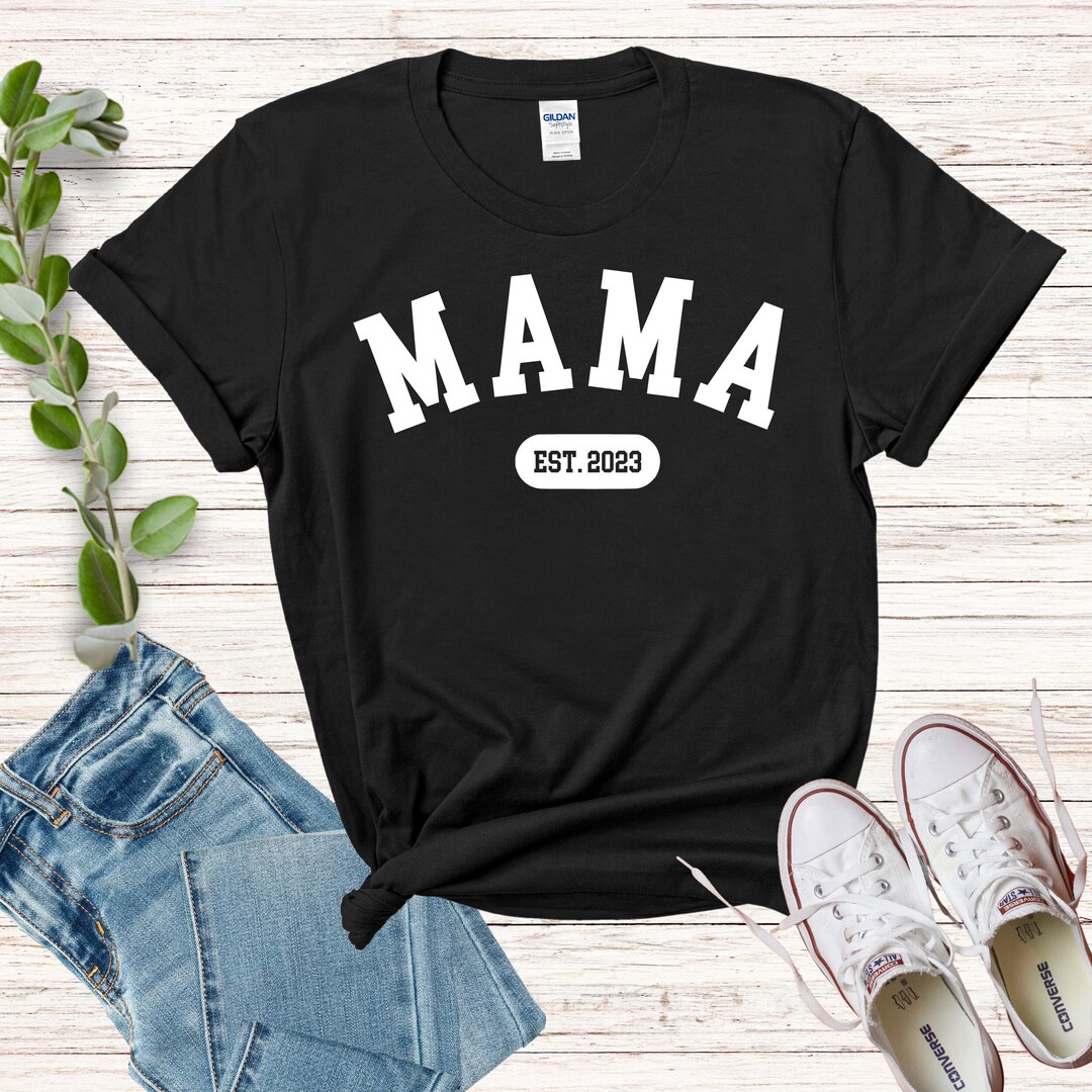 Mom Shirt Mom Established Shirt Gift for Mom Personalized - Etsy UK