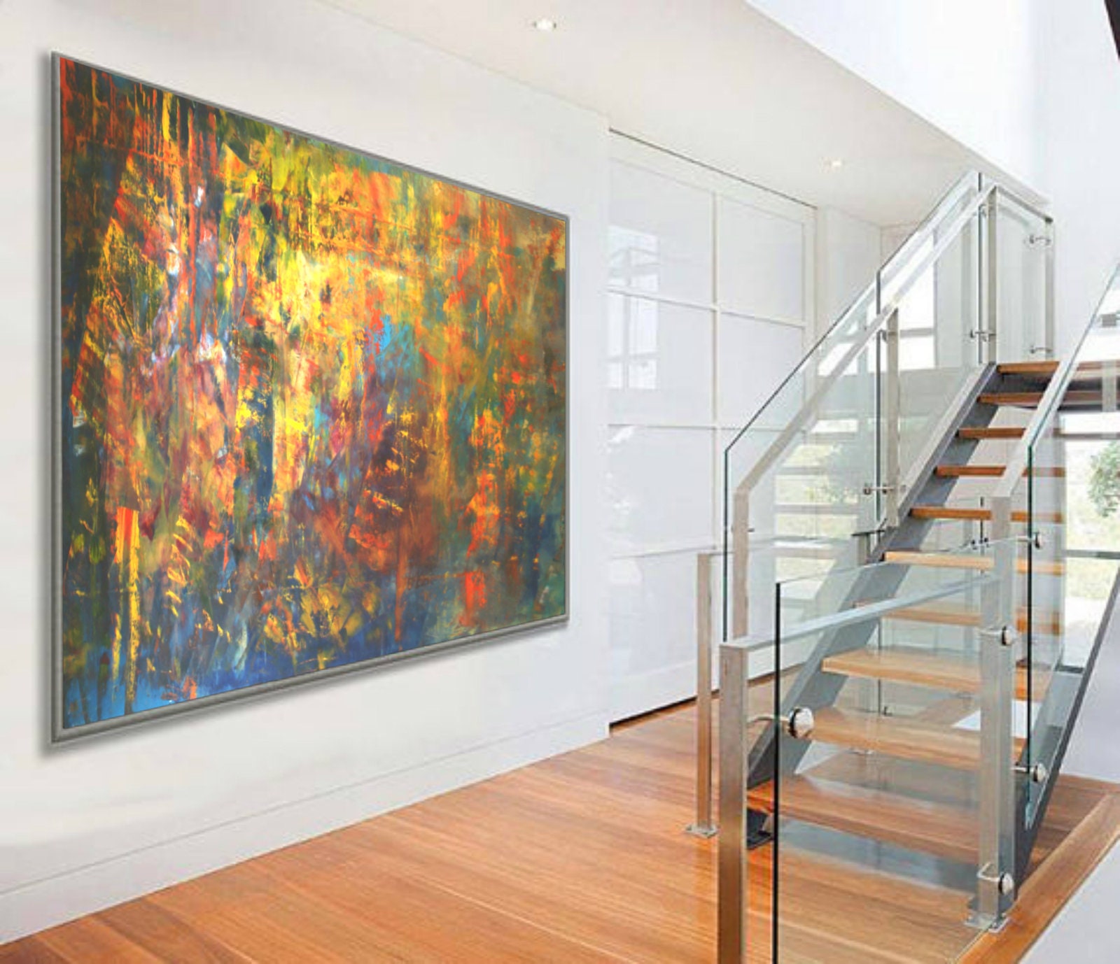 Oversized Oil Painting Large Abstract Painting on Canvas - Etsy UK