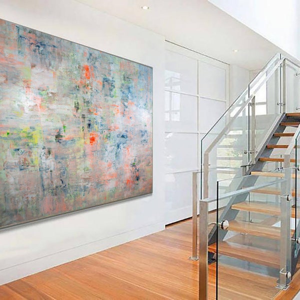 Large Abstract Art - Etsy UK