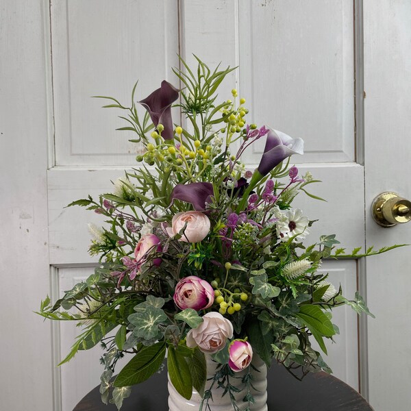 Tuscan Floral Arrangement - Etsy