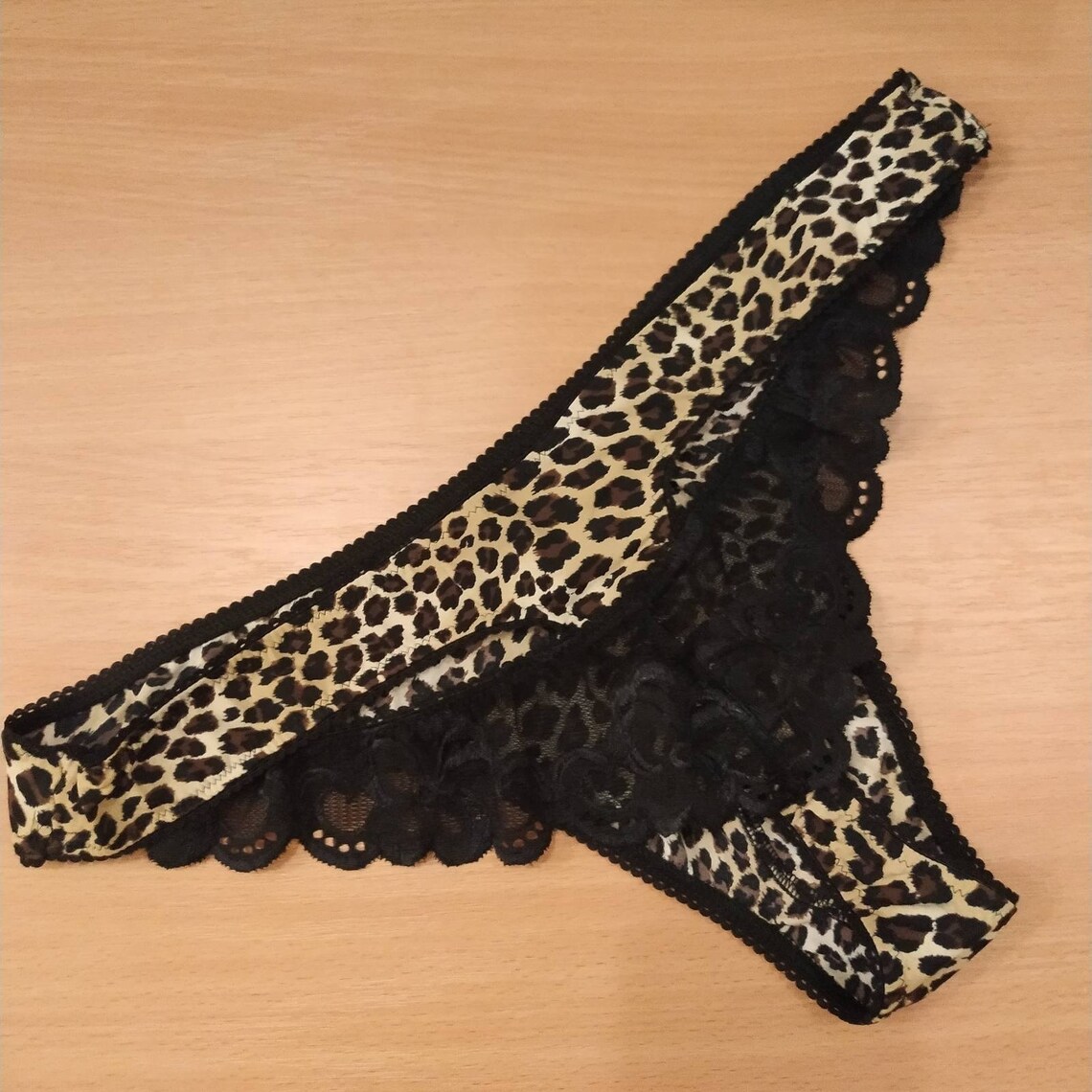 SIZE M ONLY Men Leopard Print Thong Mens Underwear - Etsy