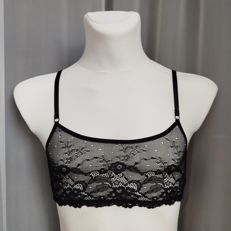 Sheer Bralette - Etsy