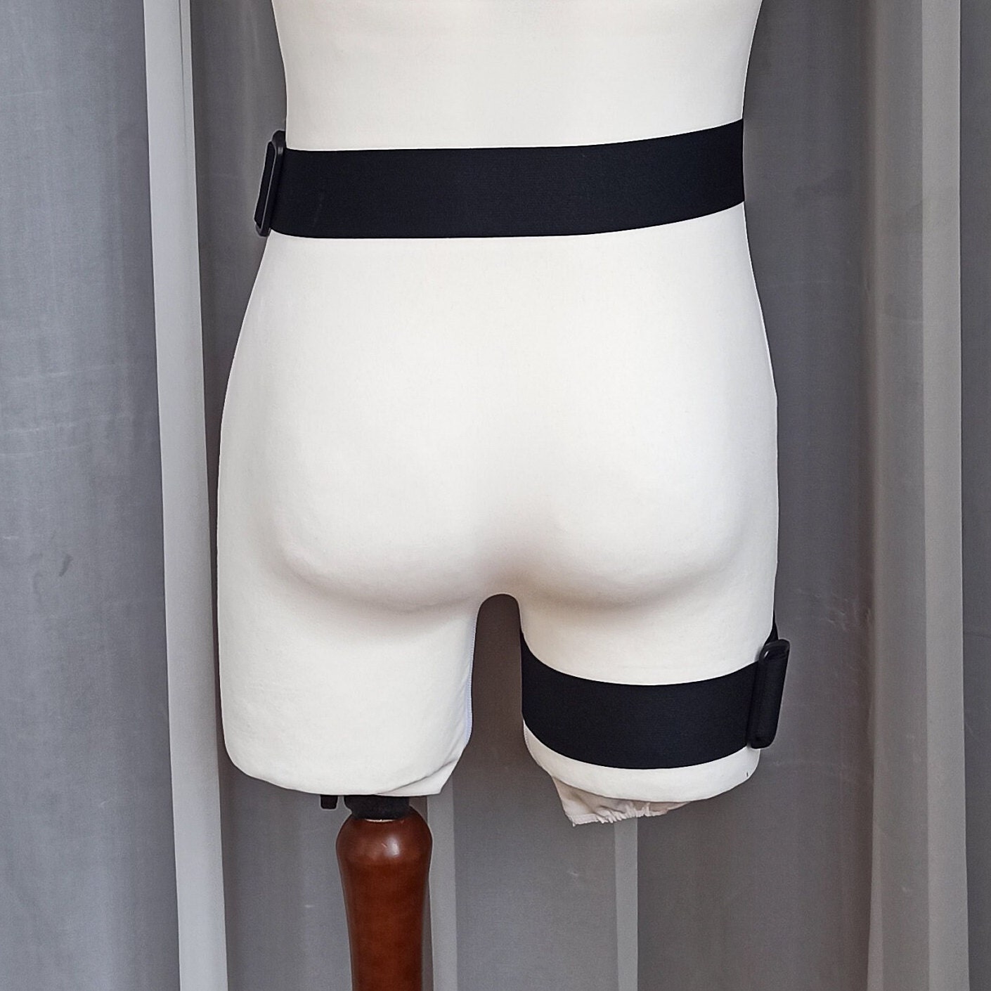 Fast5 Men Black One Side Leg Elastic Harness Strap Harness - Etsy