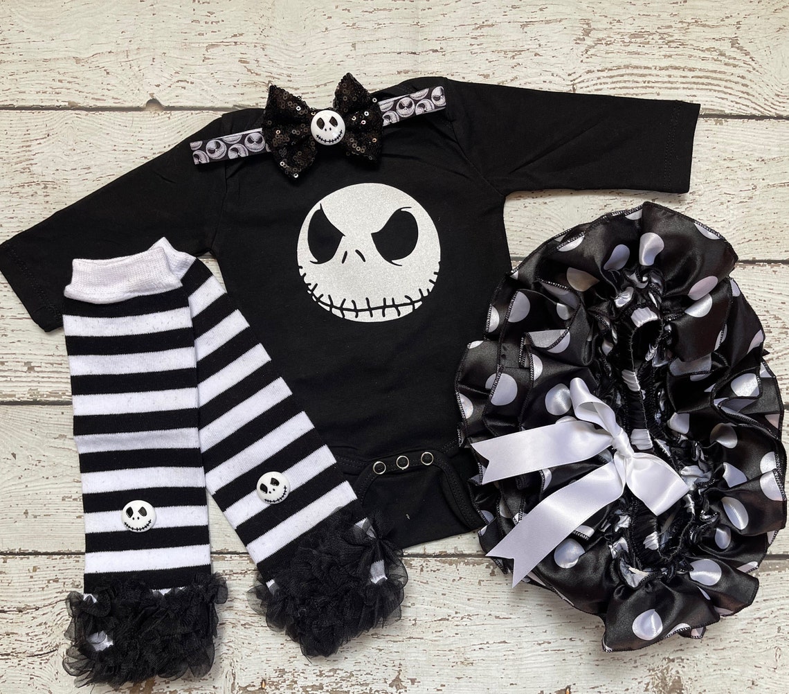 Nightmare Before Christmas-first Halloween/baby Girls - Etsy