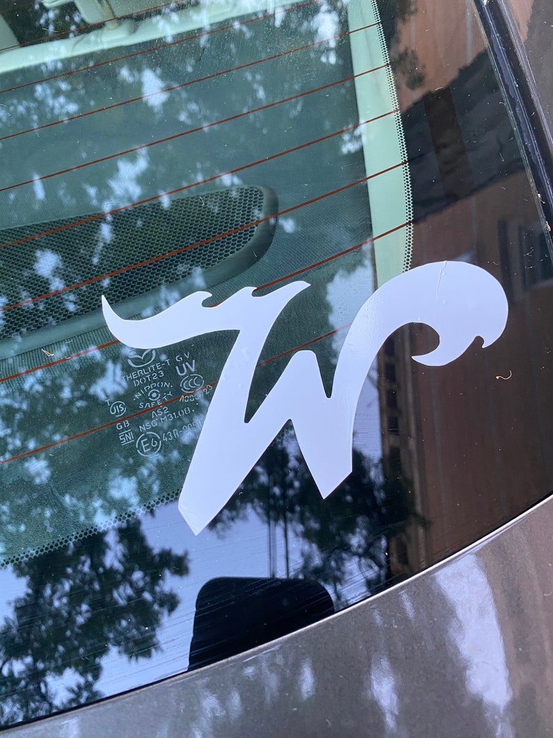 Wildwood "w" Vinyl Car Decal - Etsy