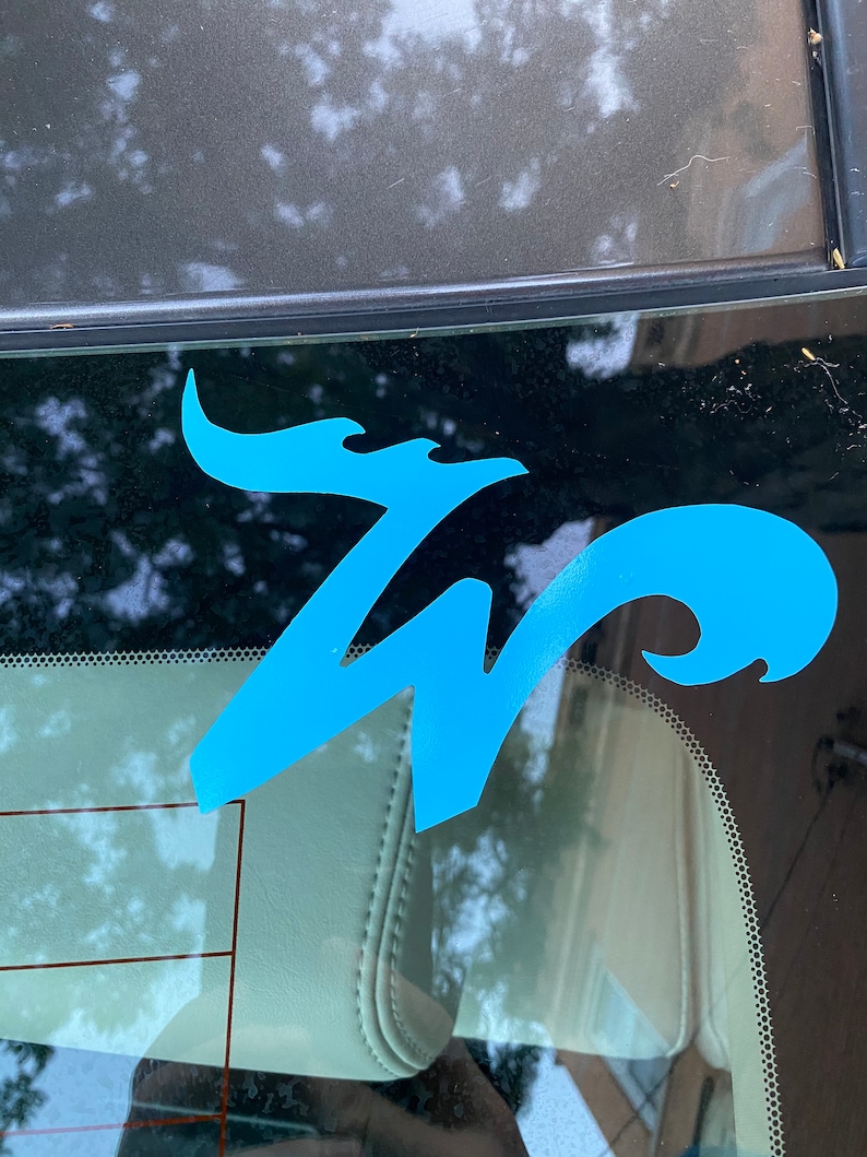 Wildwood W Vinyl Car Decal | Etsy