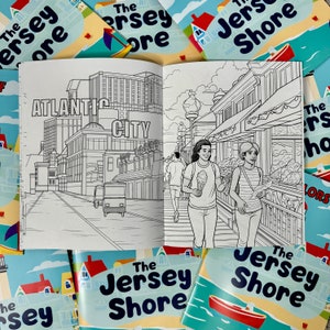 The Colors of the Jersey Shore Coloring Book - Etsy