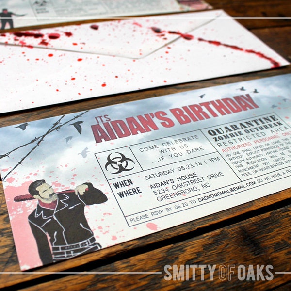 Walking Dead Party - Etsy
