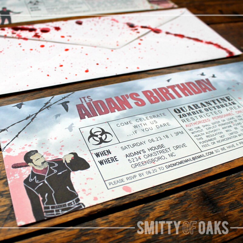 Walking Dead Party - Etsy