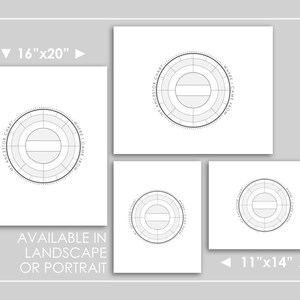 Blank Ancestor Chart // Round Family Tree // 11x14 // PRINTABLE - Etsy