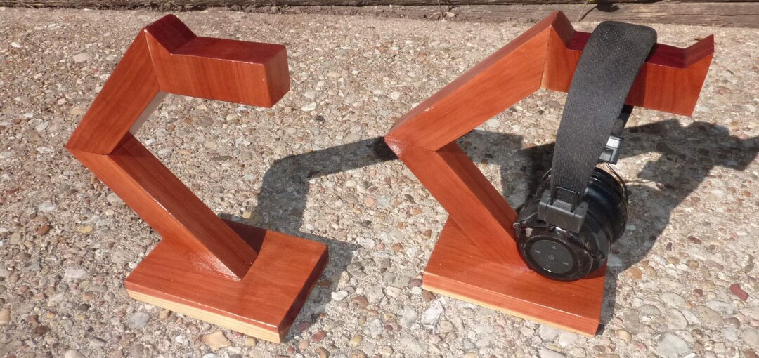 Headphone Stand Headphone Rack Red Cedar Functional and Beautiful ...