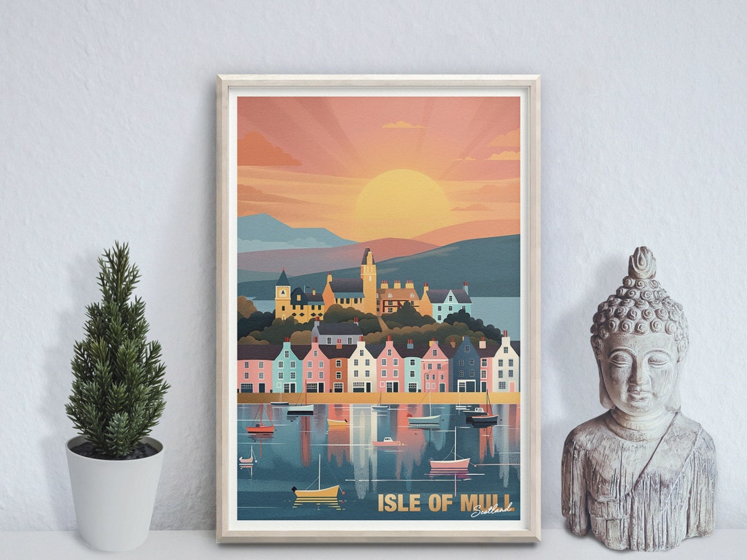 Isle of Mull - Photo Print Poster - Scotland - Travel Art Print - Etsy