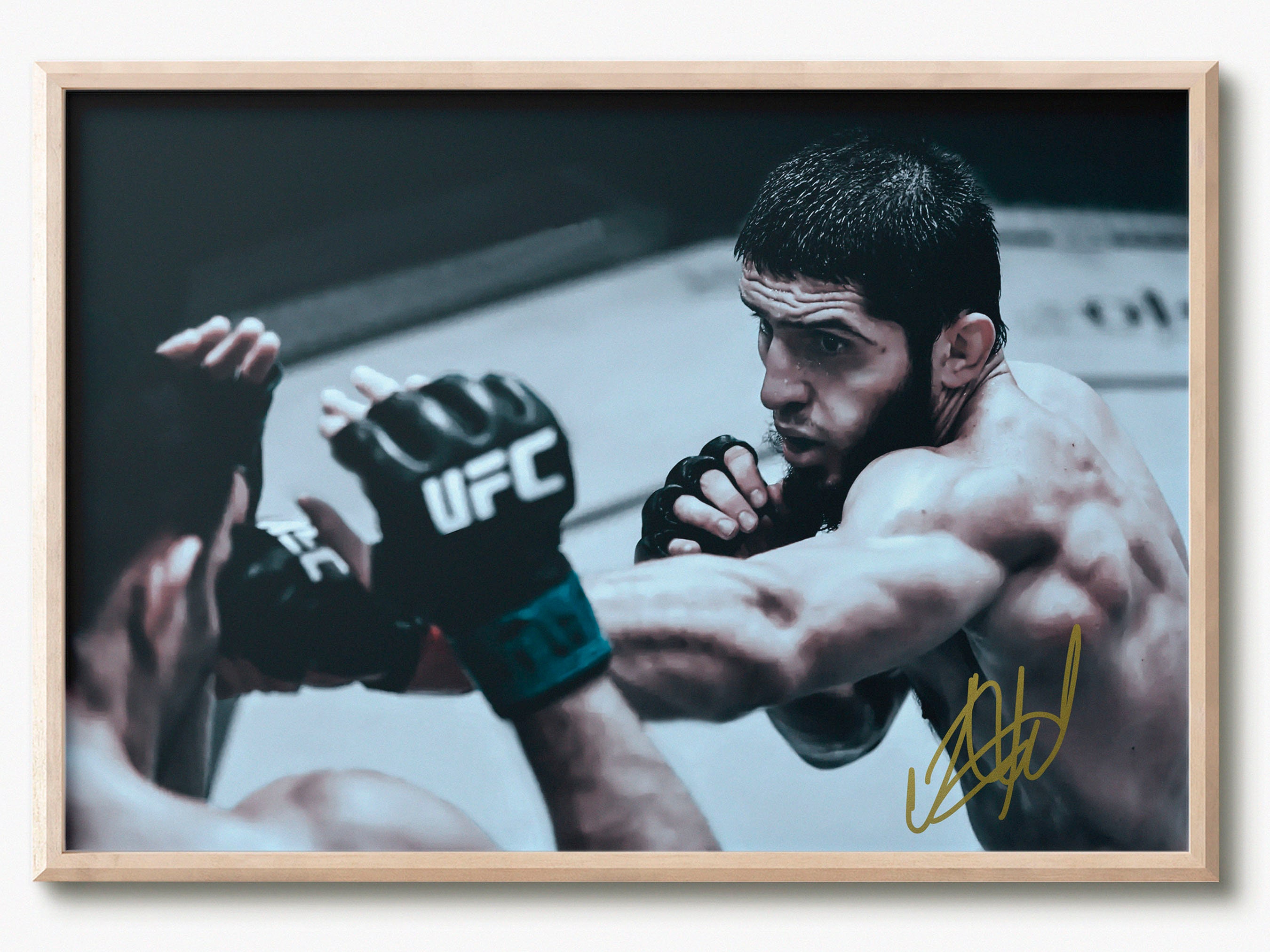 Islam Makhachev Photo Print Poster - Pre Signed - Etsy
