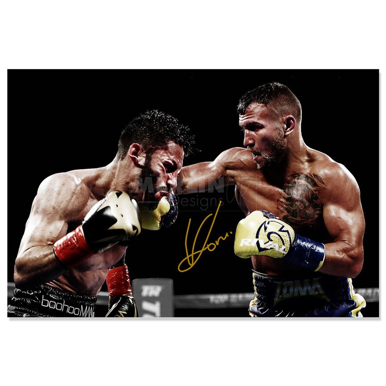 Vasyl Lomachenko photo print poster Pre Signed 12 x 8 | Etsy