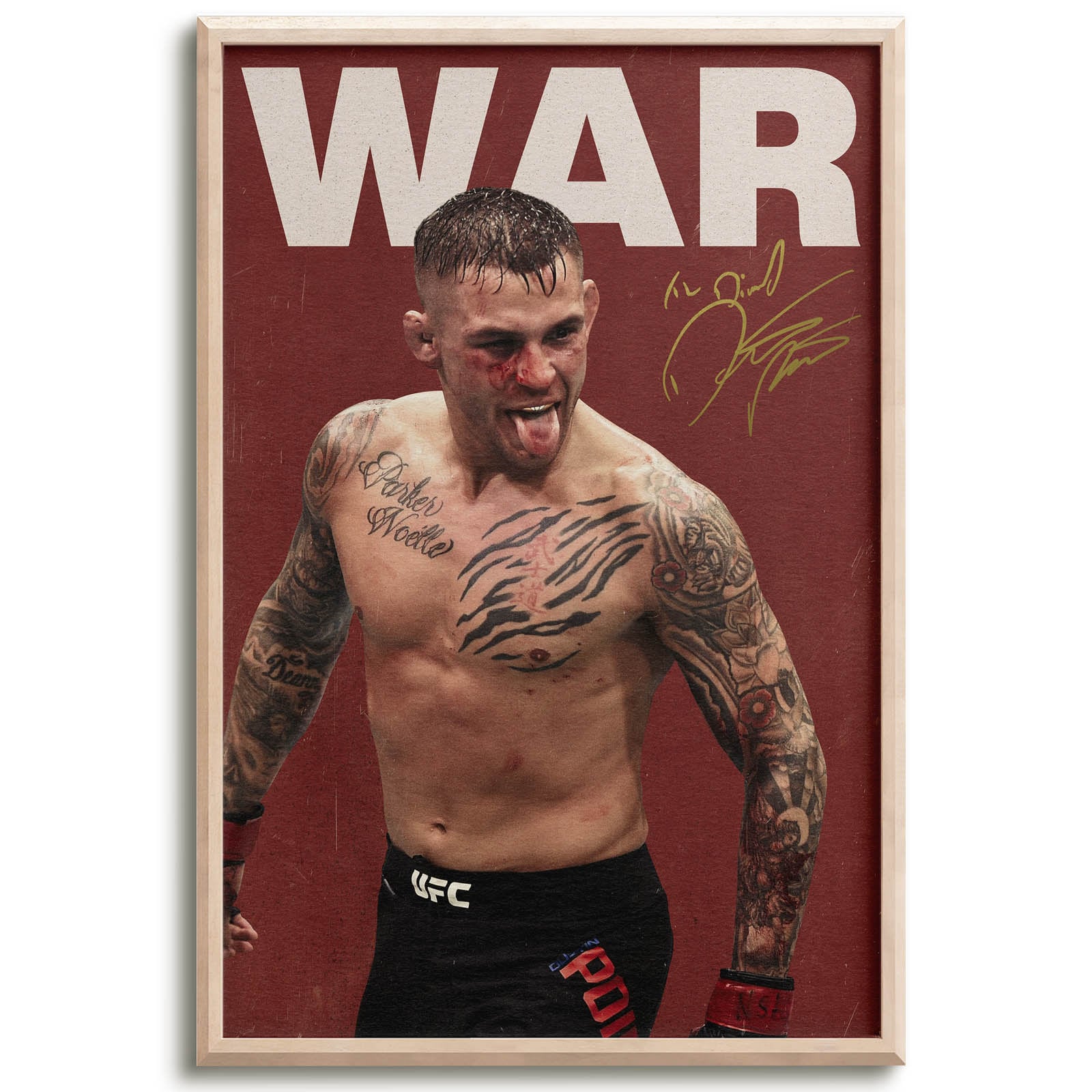 Dustin Poirier 'the Diamond' Quote Photo Print Poster - Etsy