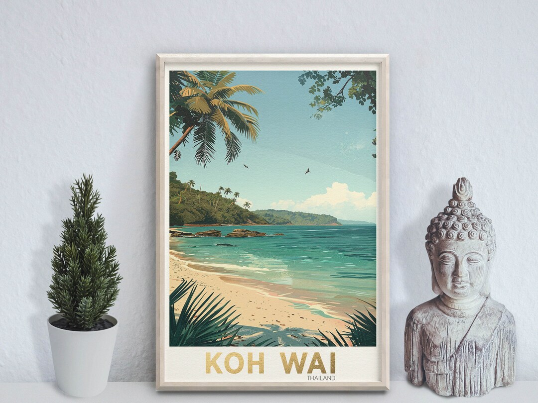Koh Wai - Photo Print Poster - Thailand - Travel Art Print - Ko Wai - Etsy