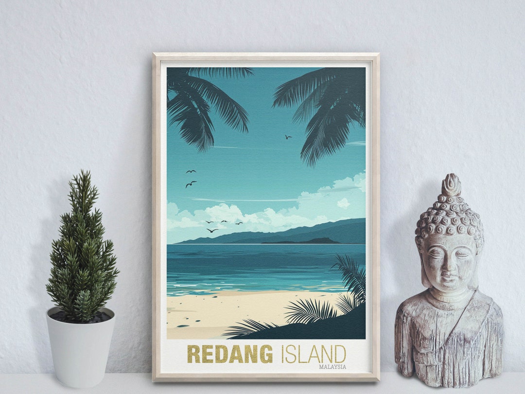 Redang Island - Photo Print Poster - Malaysia - Travel Art Print - Etsy