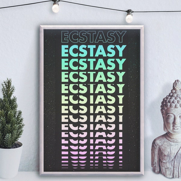 Ecstasy Poster - Etsy