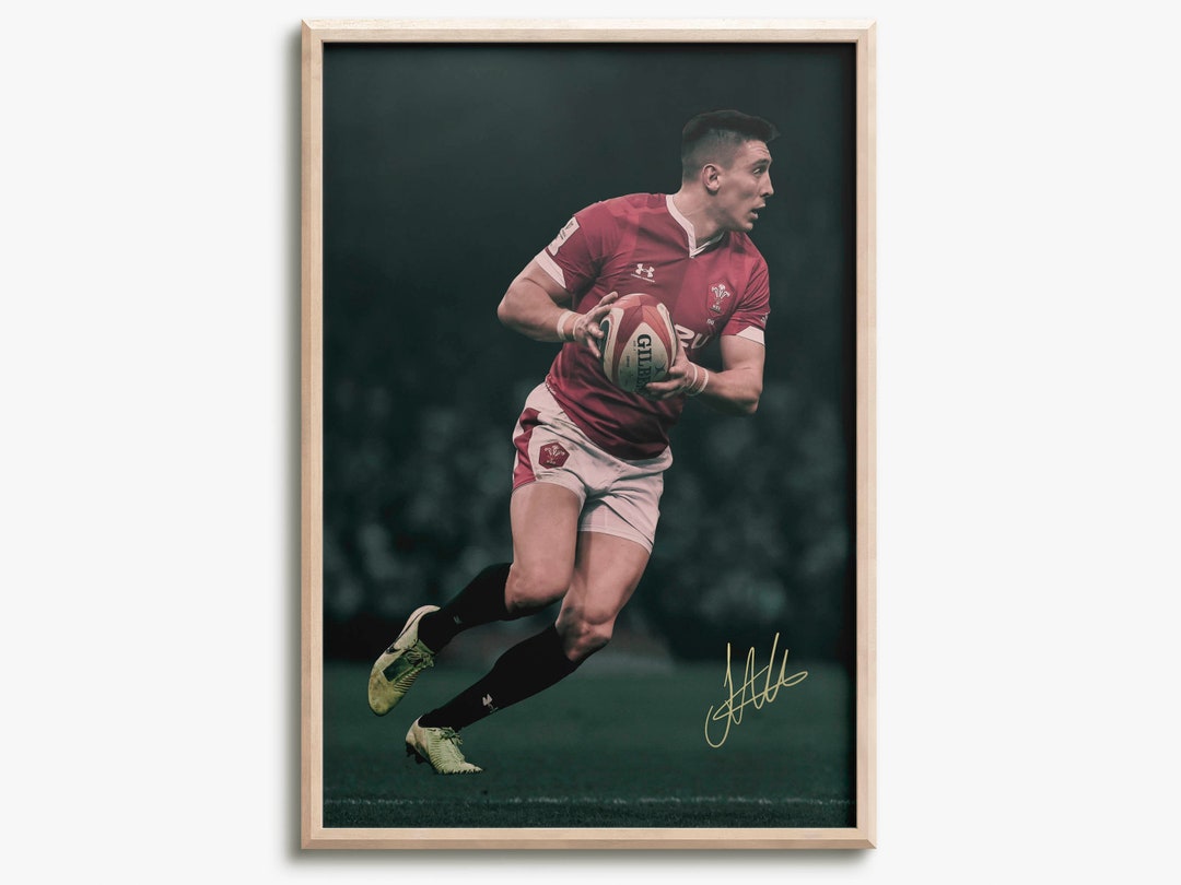 Josh Adams Photo Print Poster - Pre Signed - Wales Rugby - Etsy