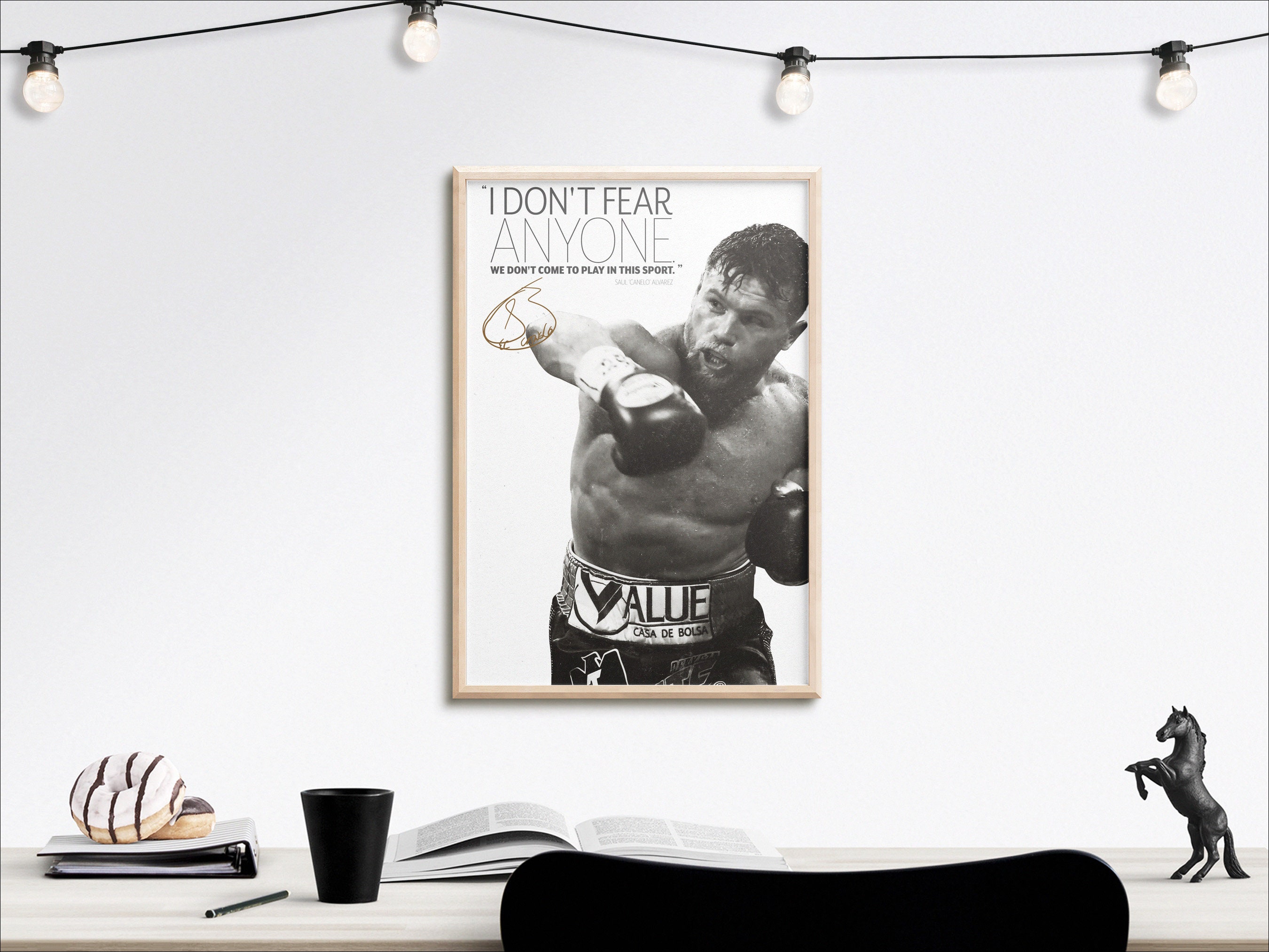 Saul Canelo Alvarez Quote Photo Print Poster Pre Signed - Etsy