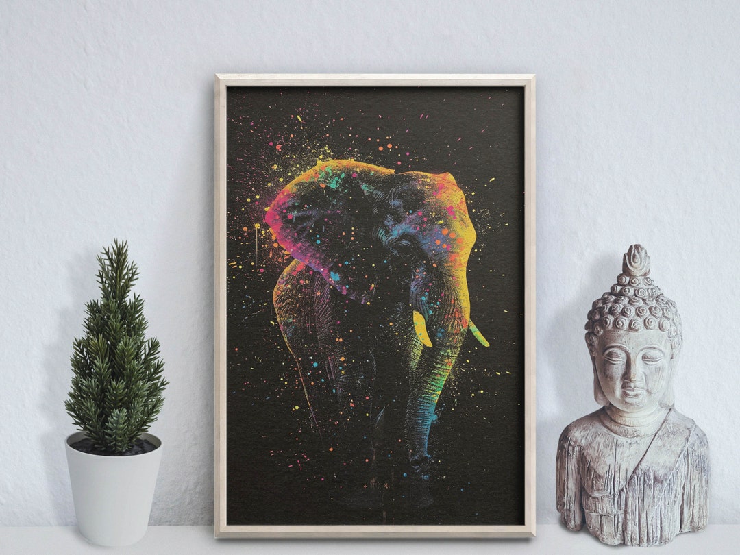 Elephant - Photo Print Poster - Wall Art - Etsy