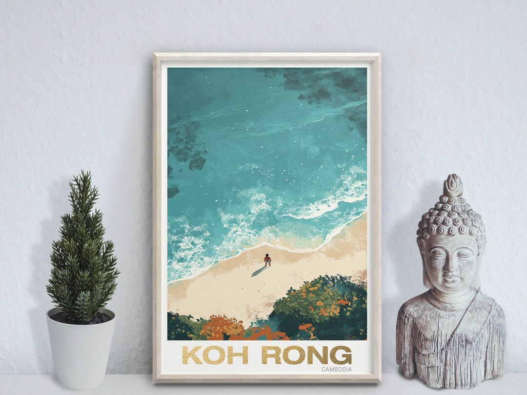 Koh Rong Photo Print Poster Cambodia Travel Art Print - Etsy