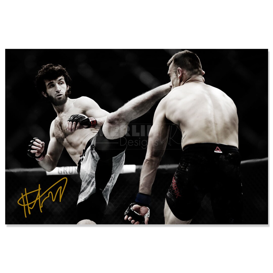 Zabit Magomedsharipov Photo Print Poster - Pre Signed - Exceptional ...
