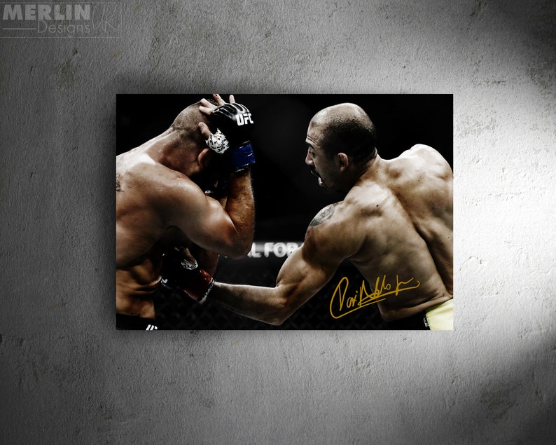 Jose Aldo Photo Print Poster Pre Signed 12 X 8 Inches | Etsy