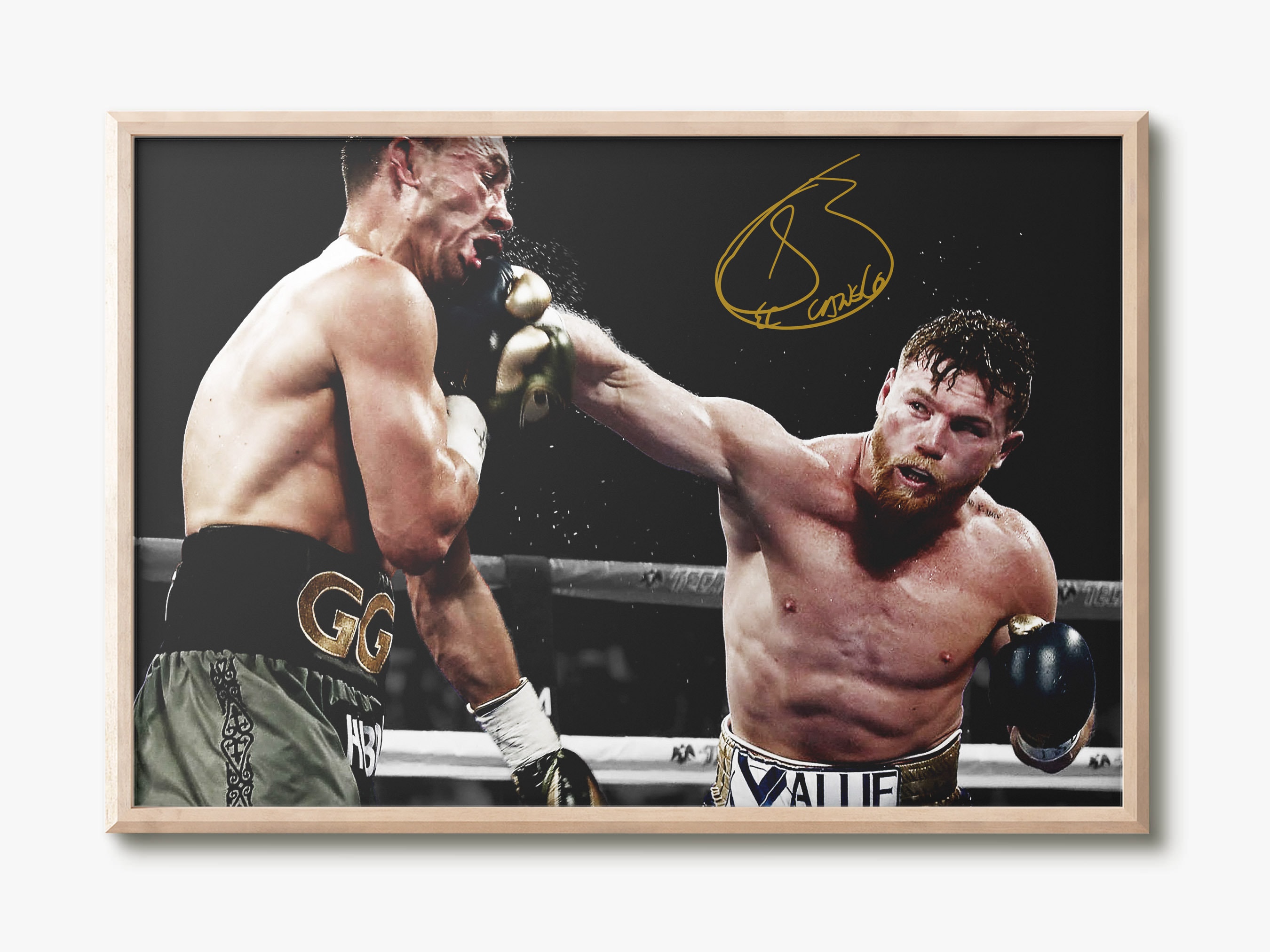 Saul Canelo Alvarez Photo Print Poster Pre Signed Exceptional Quality ...