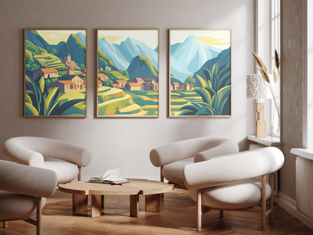 Sacred Valley of the Incas - Peru - Set of 3 - Photo Print Posters ...