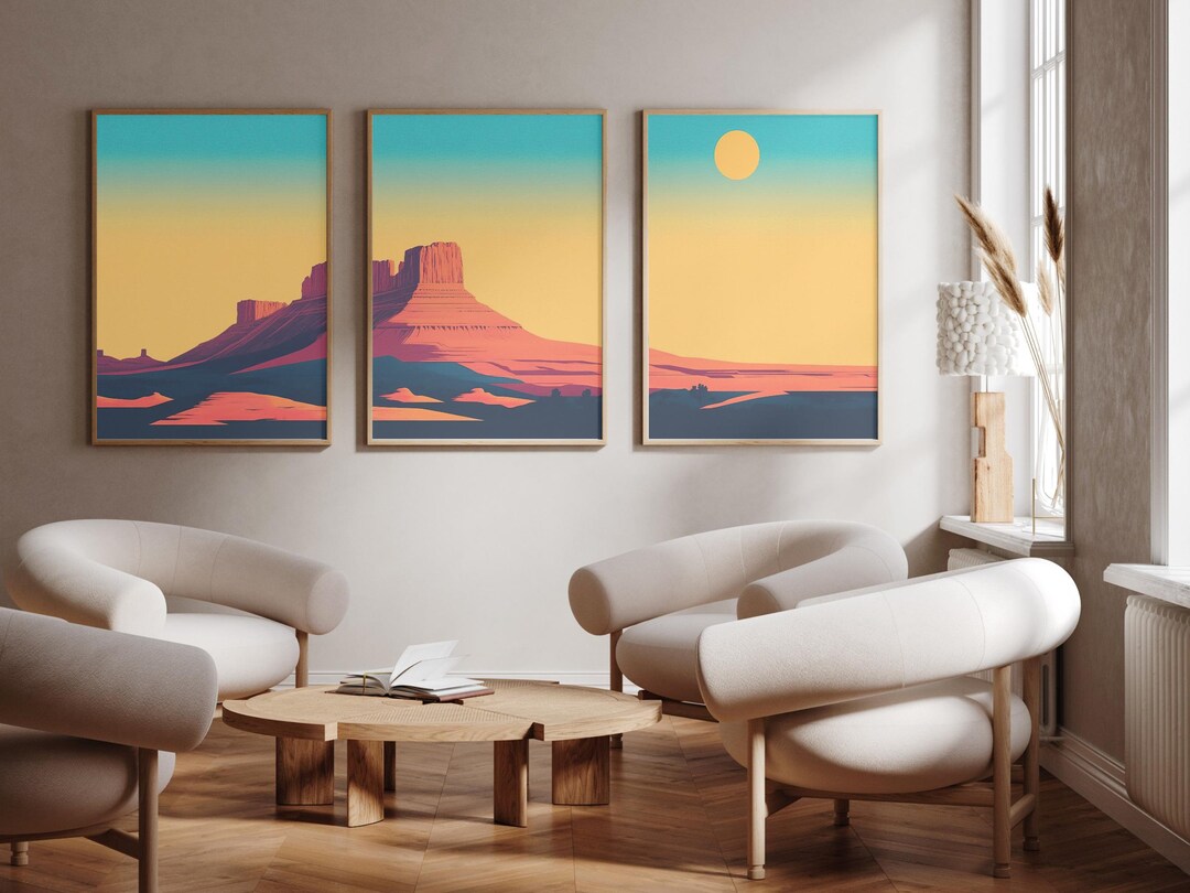 Scotts Bluff National Monument - Gering, Nebraska - Set of 3 - Photo ...